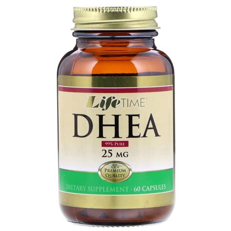 LifeTime Vitamins, DHEA, 25 mg, 60 Capsules - iHerb