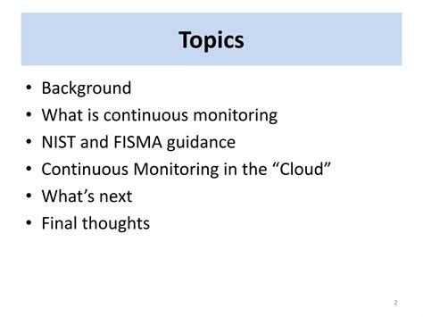 Implementing Continuous Monitoring Pptx
