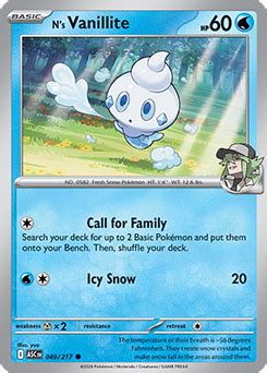 Ns Vanillite Ascended Heroes Tcg Card Database