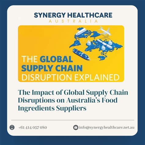 Global Supply Chain Disruptions Impact On Australias Food Suppliers