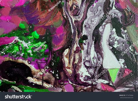 Texture Oil Painting Gold Background Drawing Stock Photo Shutterstock