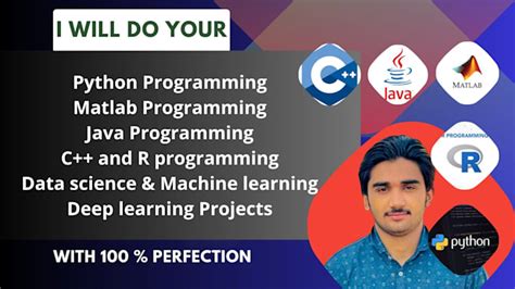 Do Matlab Java C Cpp Python Programming Data Science Projects By