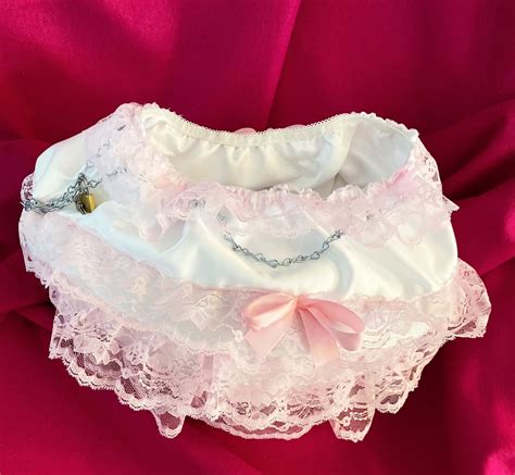 Lock Me Up Pull Up Ab Sissy Satin Waddle Spread Panty Diaper With Lock