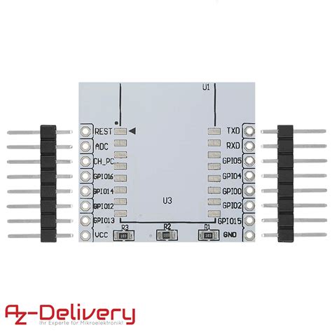 Azdelivery Adapter Plate For Esp8266 Wlan Wifi Module Compatible With Arduinoraspberry Pi And