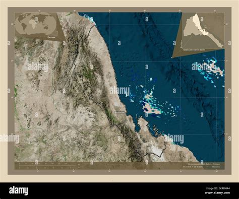 Semenawi Keyih Bahri Region Of Eritrea High Resolution Satellite Map Locations And Names Of
