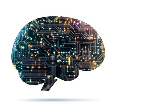 Digital Brain With Circuit Patterns Symbolizing Ai And Technology Stock Illustration