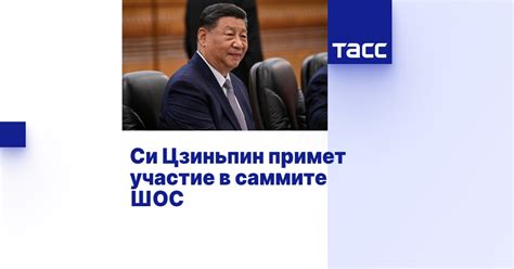 Си Цзиньпин примет участие в саммите ШОС