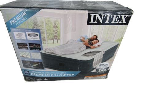 Shopthesalvationarmy Intex 24 Queen Dream Lux Pillow Top Dura Beam