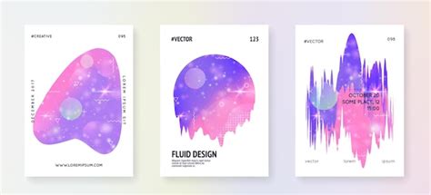 Premium Vector Fluid Dynamic With Shapes And Elements