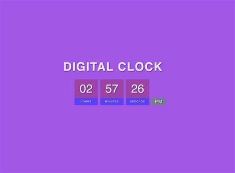 GitHub TahiraIkram Digital Clock This Is A Mini JavaScript Project I Created This Project To