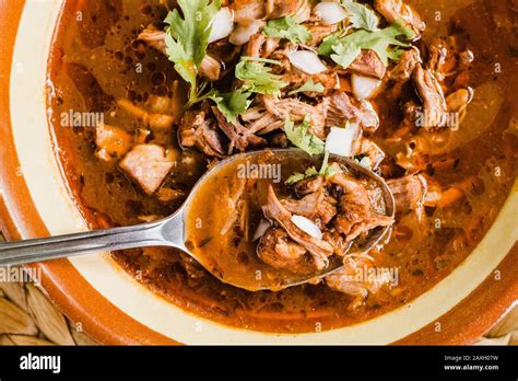 Traditional Birria De Res A Jalisco Style Beef Soup Typical From