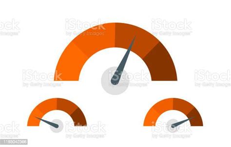 피드백 속도계 고객 만족도 측정기 제품 등급 아이콘 벡터 일러스트레이션 개념에 대한 스톡 벡터 아트 및 기타 이미지 개념 개선 거리가 먼 Istock