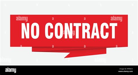 No Contract Sign No Contract Paper Origami Speech Bubble No Contract