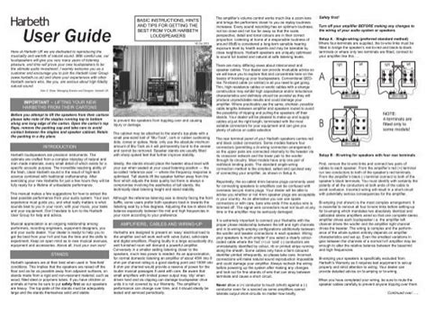 AMPLIFIERS CABLES AND WIRING UP INTRODUCTION STANDS