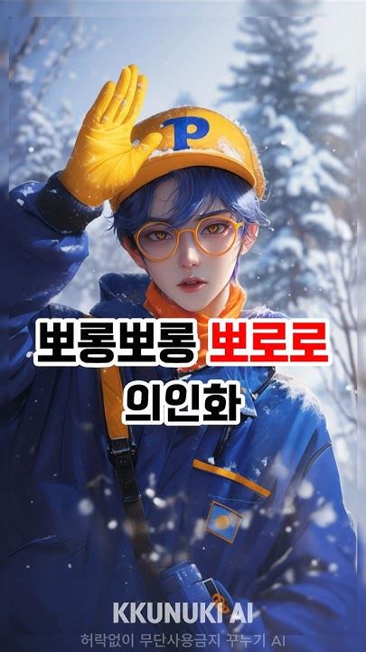 뽀로로💙 의인화 하기 Ai그림 뽀로로 의인화 Youtube