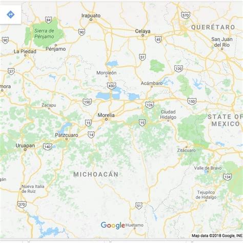 Morelia Mexico Map At Charlie Oliver Blog