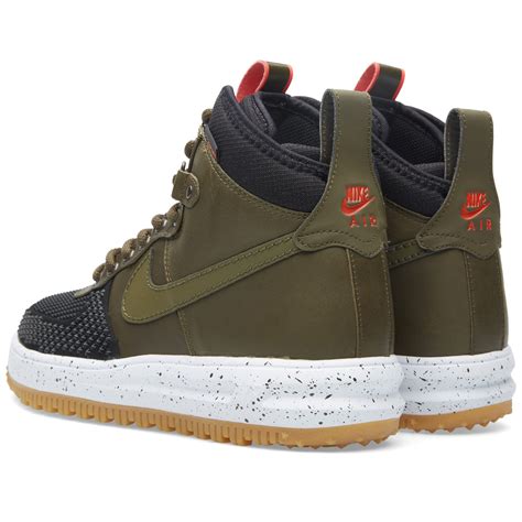 Nike Lunar Force 1 Duckboot Black & Dark Loden | END.
