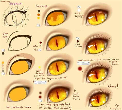 Step By Step Cat Eye Tutorial By Saviroosje On Deviantart