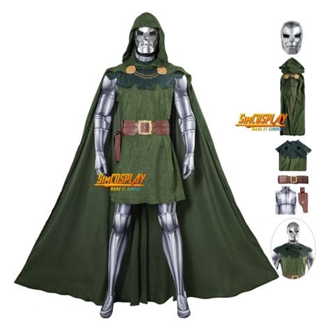 Doctor Doom Cosplay Costume Classic Dr Doom Comic Look Suit