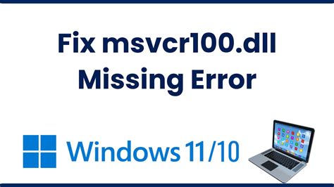 Fix Msvcr Dll Missing Error In Windows YouTube