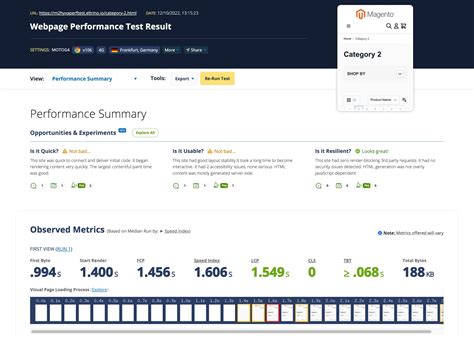 luma vs hyva magento themes performance test eltrino