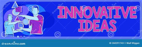 Writing Displaying Text Innovative Ideas Word Written On Concepts That