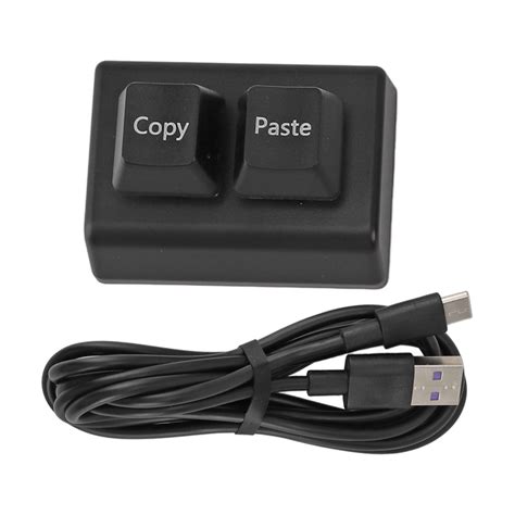 Programmable Keypad 2 Keys Copy Paste Red Switch Usb C Connection Mini