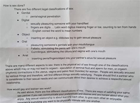 Teacher Keeps Job After Controversial Sex Ed Handout Parents Outraged Family First NZ