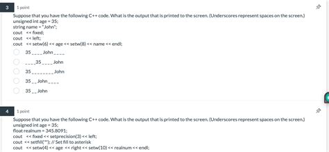 Solved Suppose That You Have The Following C Code Which