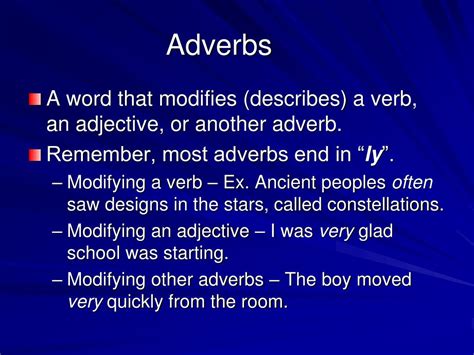 Ppt Introductory Adverbs Powerpoint Presentation Free Download Id