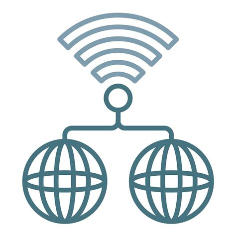 Premium Vector Internet Connectivity Flat Illustration