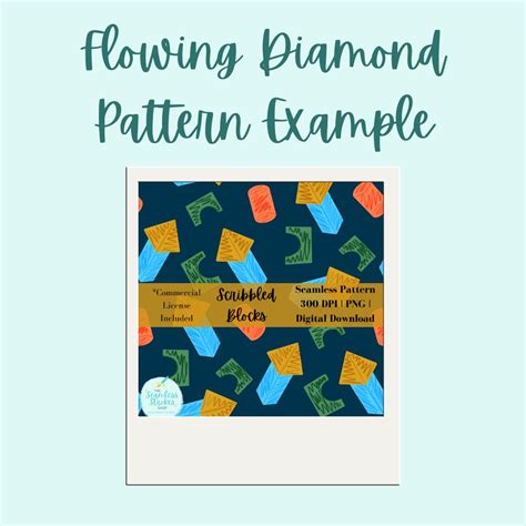 Seamless Diamond Pattern Template For Procreate Create Your Own