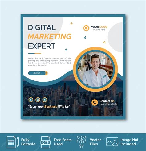Premium Vector Digital Marketing Agency And Corporate Social Media