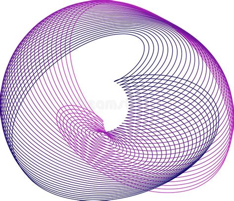 Spirograph Abstract Element On A White Background Stock Vector