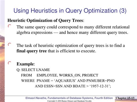 Ppt Query Processing And Optimization Techniques And Algorithms