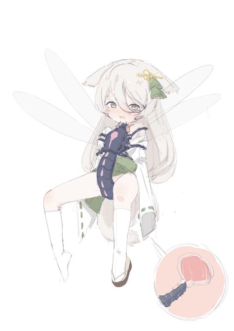 Nocn Absurdres Highres 1girl Bestiality Blush Bug Clothed Sex