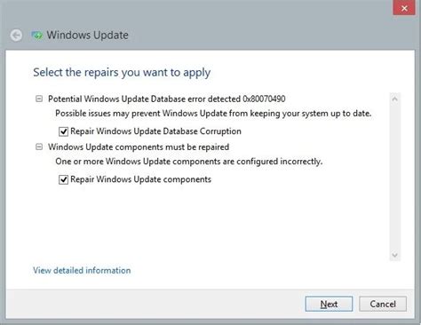 fixes for windows update database error [2024 update]