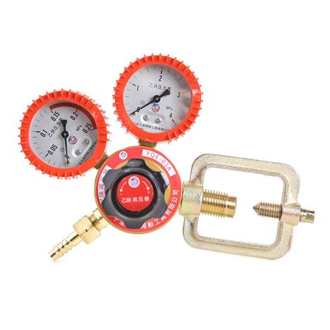 Gas Regulator Acetylene Set Flowmeter Gauge Meter Grandado