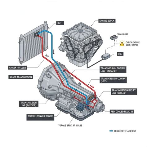 4l60e Transmission Cooler Lines Diagram Flow And Routing Guide Diagraminfo