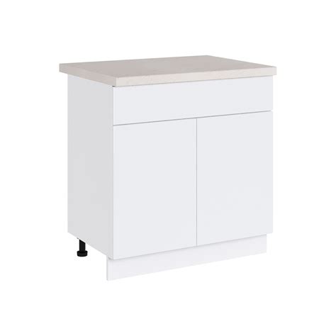 Шкаф нижний 1 ящик с 2 створками Кухня Эстетик 800 мм Белый Магнолия купить в Пензе в