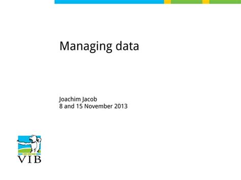 Managing Your Data Introduction To Linux For Bioinformatics Ppt