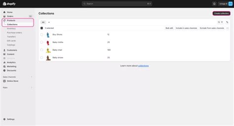 Shopify Collections How To Create And Add Products To Collection Mipler Blog