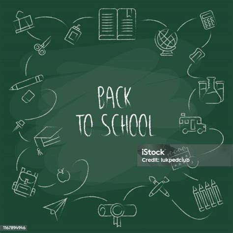 학교 포스터 템플릿 벡터 일러스트레이션으로 돌아가기 교육에 대한 스톡 벡터 아트 및 기타 이미지 교육 배경 주제 벡터