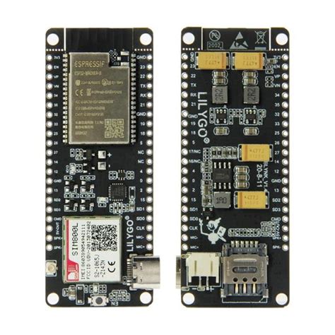 ttgo t call esp32 với module sim800l gprs hàn sẵn header