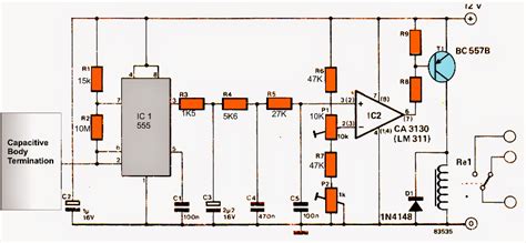 Capacitive Switch Circuit For Vehicle Security Application Circuit