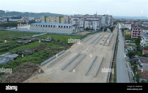 Platform Foundations For The New Railway Station And Transport Hub In