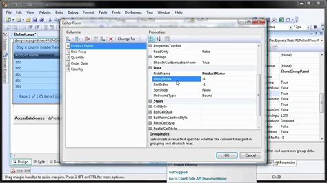 ASP NET Grid Data Grouping Basics YouTube