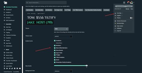 how to manage multiple linked accounts streamlabs
