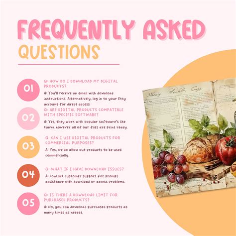 Vintage Cookbook Junk Journal Watercolor Food Page Cooking Digital Paper Scrapbooking Old