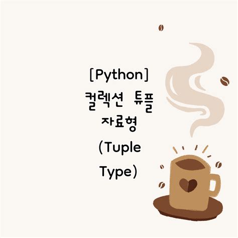 컬렉션 튜플 자료형 tuple type